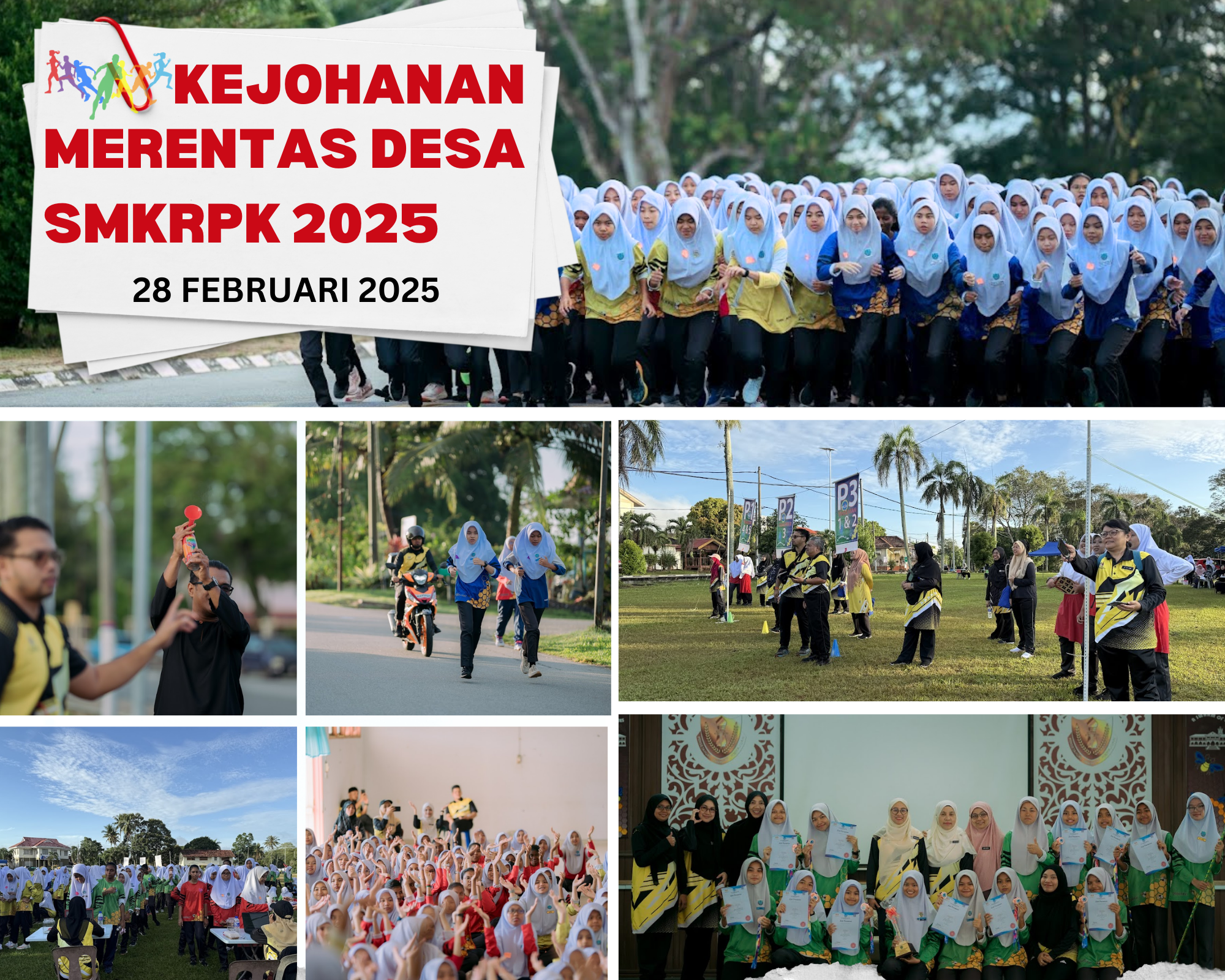 KEJOHANAN MERENTAS DESA SMKRPK 2025 – SMK RAJA PEREMPUAN KELSOM